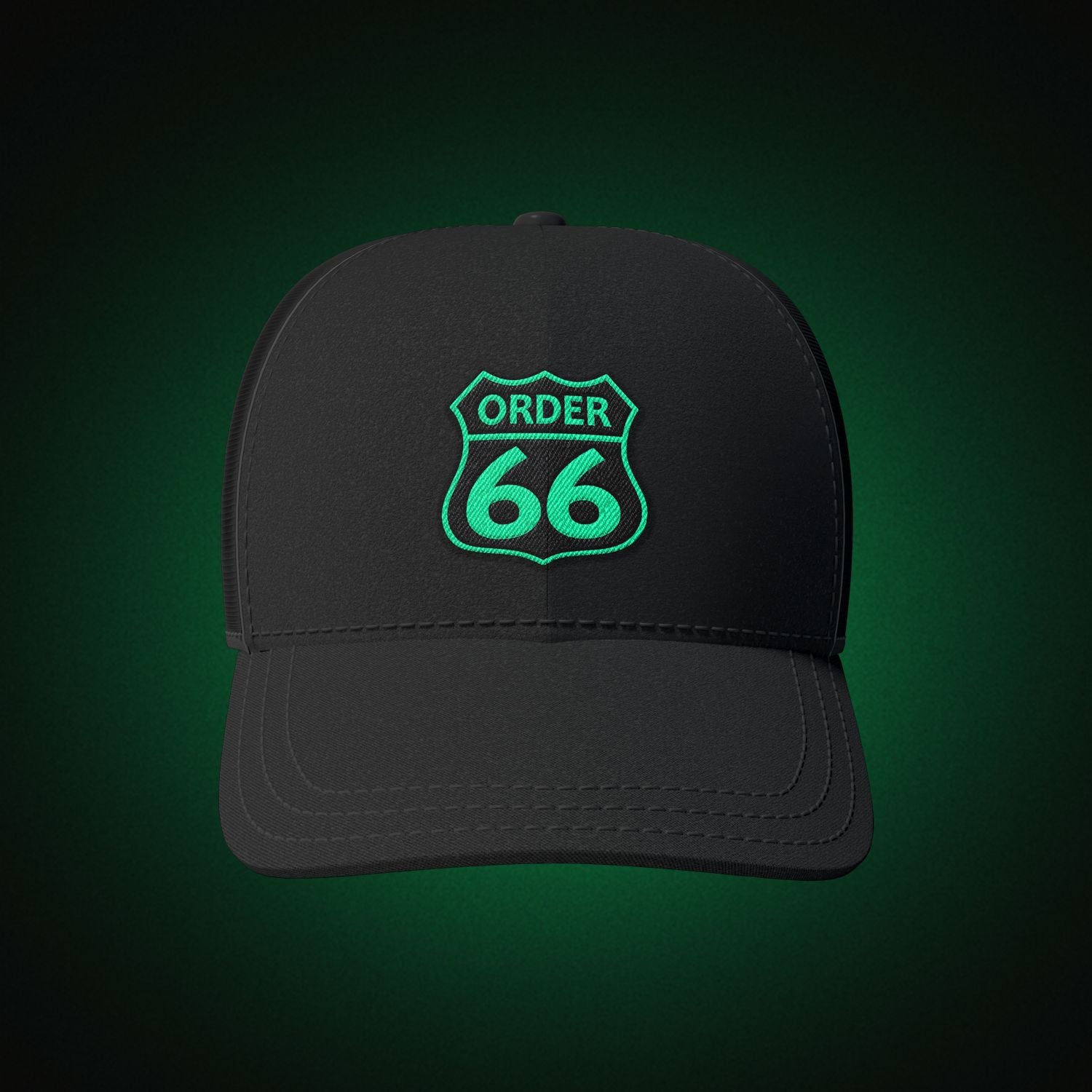 Order 66 Hat Modern with Green Logo - Theory Sabers™