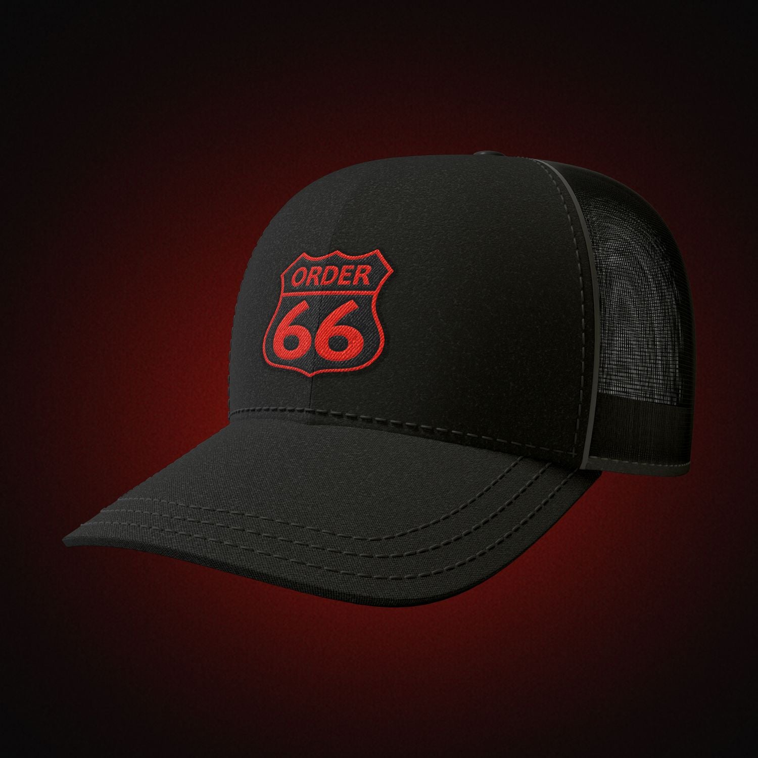 Order 66 Hat Modern with Red Logo - Theory Sabers™