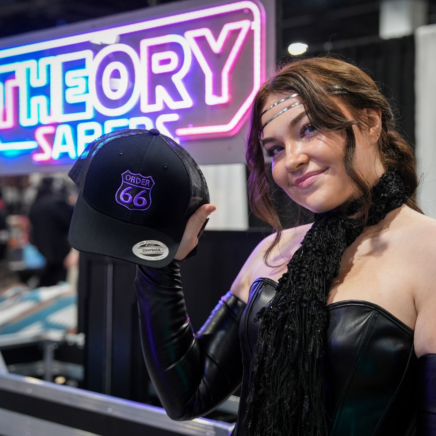 Order 66 Hat Modern with Purple Logo - Theory Sabers™
