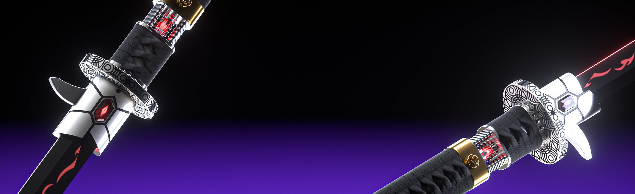 Katana Lightsabers - Samurai-Inspired Sabers for Cosplay, Collecting ...